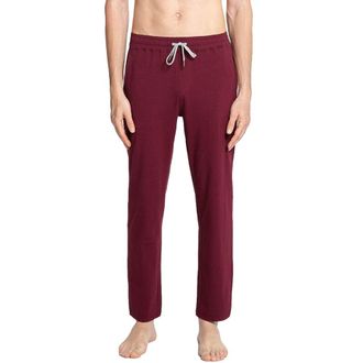 Maamgic Herren Leichte Yogahose Jogginghose Baumwolle atmungsaktiv Trainingshose, Weinrot, S