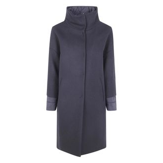 Herno Gesteppte lange Jacke - - Coats - Damen - Schwarzk - XL