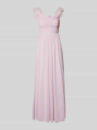 Lipsy Abendkleid mit floralen Applikationen und Carmen-Ausschnitt