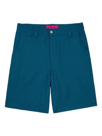 The Elder Statesman button-up shorts - Bleu