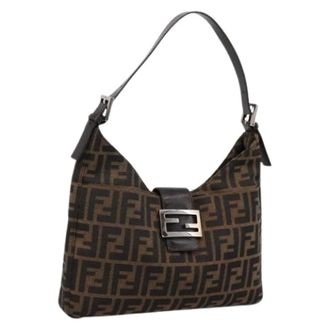 Fendi Pre-owned Sac bandouli&egrave;re vintage en toile Zucca - Femme - Pre-owned - Brun - Taille: ONE Size