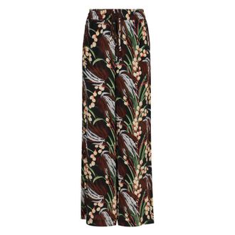 P.A.R.O.S.H. Hoch sitzende bedruckte Hose mit Kordelzug - - Trousers - Damen - Mehrfarbig - L