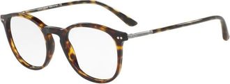 Giorgio Armani Homme, Accessoires, Brun, Taille: 50 MM Lunettes Authentiques avec Service Haut de Gamme