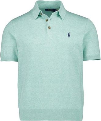 Polo Ralph Lauren Herren Polo-Shirt gr&uuml;n meliert