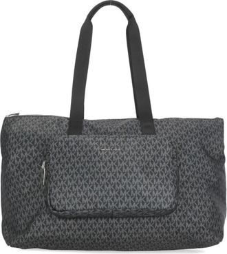 Michael Kors Femme, Sacs, Noir, Taille: ONE Size Sac Fourre-Tout Noir avec Quatre Poignées