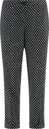 Etro Cropped-Hose mit abstraktem Muster - Schwarz