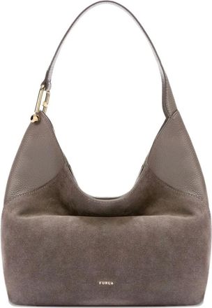 Furla Femme, Sacs, Gris, Taille: ONE Size Lara Medium Shoulder Bag