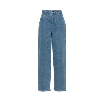Rotate Rotate Birger Christensen, Damen, Jeans, Blau, W28Gr&ouml;&szlig;e