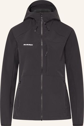 Mammut Mammut Softshell-Jacke Ultimate Comfort So Hooded schwarz