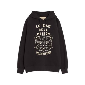 Valentino Le Chat De La Maison Patch Hoodie