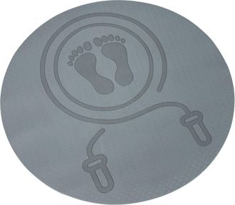 Yarnow Tpe Springseilmatte Rund Rutschfest Schalldämmend Stoßabsorbierend Gymnastikmatte Für Indoor Fitness Yoga Pilates Training