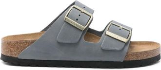 Birkenstock Femme, Chaussures, Gris, Taille: 39 EU Arizona Waxy Leather