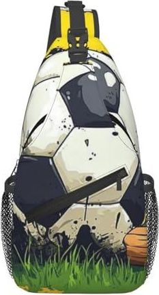 Generic Mud Football Sac &agrave; bandouli&egrave;re de voyage pour homme Sac &agrave; dos de randonn&eacute;e