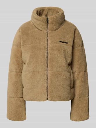 Pegador Jacke aus Teddyfell mit Steppn&auml;hten Modell GEORGIA