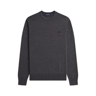 Fred Perry Homme, Sweatshirts et sweats à capuche, Gris, Taille: XS SweaT-shirt ras du cou classique