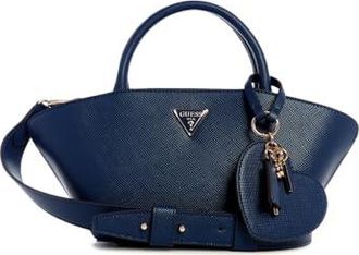 Guess sac à main sac à épaule bandoulière Bolena Mini Satchel Bag Midnight bleu marine