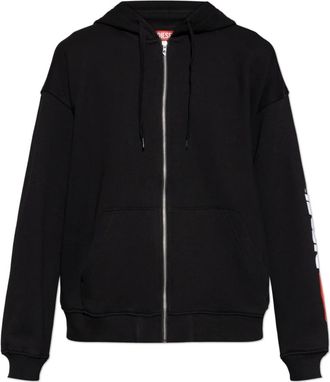 Diesel Herren, Sweatshirts & Hoodies, Schwarzk, XLGröße