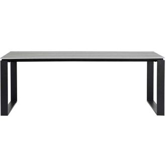 ebuy24 Ebuy24 - Martinus Gartentisch 100x210cm schwarz,grau