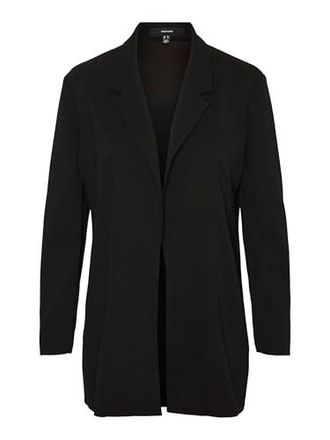 Vero Moda Vero Moda Vmlivamaria Ls Blazer Long Noos Blazer, Femme, Schwarz, XS