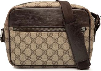 Gucci Hobo Bags - GG Supreme Crossbody - Gr. unisize - in Braun - f&uuml;r Damen
