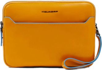 Piquadro Homme, Sacs, Jaune, Taille: ONE Size Ac6902B2Rg Clutch