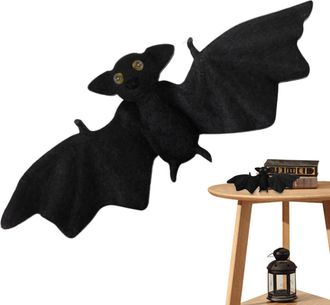 Generic Filter Bat Halloween Decoration - Animal Doll Plush Ornament | Gothic Home Decor Prop für Spukhäuser, Cosplaypartys, gruselige Dekorationen, Indoor-Ur