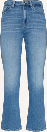 7 For All Mankind Jeans Cropped Boot Bootcut Fit blau