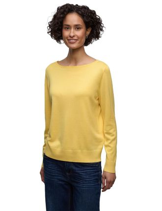 Street One Basic Pullover Bloom Yellow 38