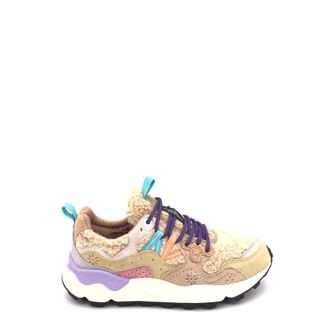 Flower Mountain Femme, Chaussures, Multicolore, Taille: 40 EU Baskets Yamano Beige Teddy Détails