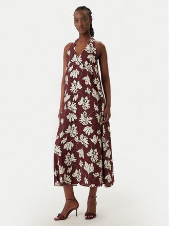 Vero Moda Sommerkleid Jennifer 10341973 Dunkelrot Regular Fit