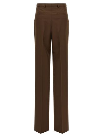 Gucci Womens Brown Polyester Dress Pants