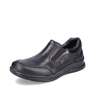 Rieker Homme Chaussures Basses 14850, Monsieur Mocassin,Chaussons,Semelle int&eacute;rieure Amovible,Hydrofuge,riekerTEX,Noir (Schwarz / 00),43 EU / 9 UK