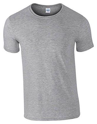 Gildan T-shirt à manches courtes - Homme (L) (Gris sport)