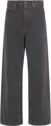 Golden Goose Used Denim Wide Leg Jeans - - Jeans - Herren - Schwarzk - W33
