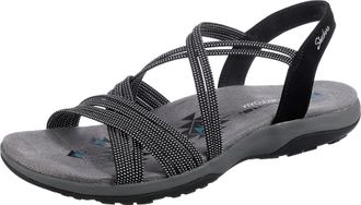 Skechers Reggae Slim - Turn It Up 163117-BLK, Womens sandals, black, 37 EU