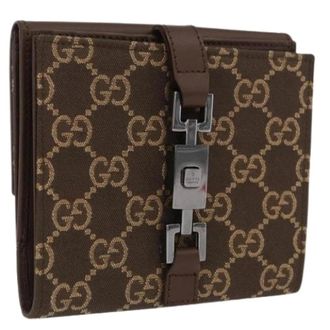 Gucci Portefeuille en toile Pre-owned - Femme - Pre-owned - Brun - Taille: ONE Size