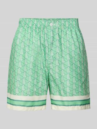 Lacoste Straight Leg Shorts mit elastischem Bund