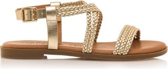 Mtng Flache Sandalen Damen Maria 54488 | 60587 | Gold