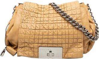 Celine Sac bandouli&egrave;re vintage doccasion - Femme - Pre-owned - Beige - Taille: ONE Size