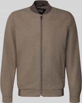 Roy Robson Regular Fit Bomberjacke aus elastischem Viskose-Mix