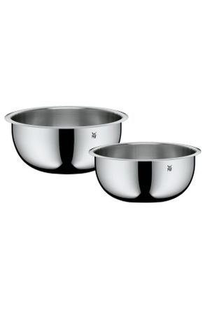 WMF Sch&uuml;sselset Gourmet, Silber, Metall, 2-teilig, rund, Essen & Trinken, Geschirr, Schalen & Sch&uuml;sseln, Sch&uuml;sselset