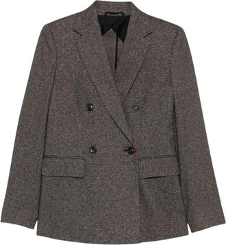 Max Mara Cresta Blazer - Femme - Vestes - Brun - Taille: 42 FR