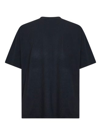 Balenciaga Mens T-Shirt Blue Cotton T-Shirts And Polos