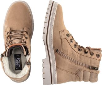 Camel Active Damen Schnürboot mit warmem Wollfutter Beige, womenswear-42