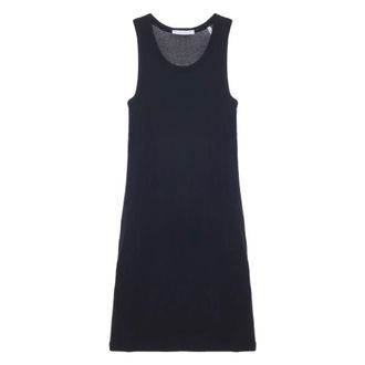 Helmut Lang Tank Dress Soft Rib - - Dresses - Damen - Schwarzk - L