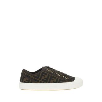Fendi Monochrome Urban Sneakers - - Shoes - Herren - Braun - 41 EU