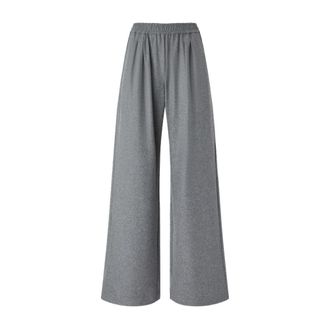 Pinko Ramona Wide Hosen - - Trousers - Damen - Grau - M