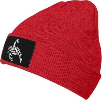 Generic Scorpion Femme Homme Bonnets Hiver Chaud Bonnet De P&ecirc;cheur Souple Skull Cap pour Le Quotidien Course &Agrave; Pied Sport
