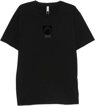 Moschino Homme, Tops, Noir, Taille: XL T-shirt élégant sous-vêtements