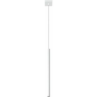 Licht-Erlebnisse Pendelleuchte G9 Wei&szlig; Metall Modern H&auml;ngelampe
